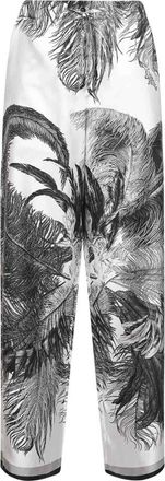 The Attico Femme, Pantalons, Noir, Taille: 36 FR Pantalon Large &agrave; Cordon de Serrage