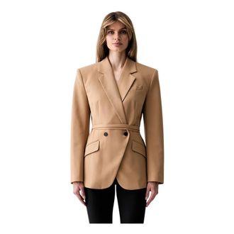 Karl Lagerfeld Zweireihiger Blazer - - Jackets - Damen - Braun - S