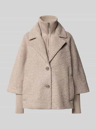 Tom Tailor Regular Fit Cape Jacke mit Teddyfell