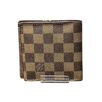 Louis Vuitton Portefeuille bi-pli Pre-owned en toile Damier - Femme - Pre-owned - Brun - Taille: ONE Size