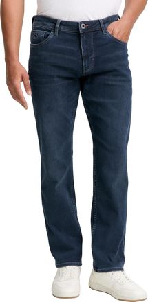 Tom Tailor Herren 1047983 TTMARVIN Straight Jeans mit Superstretch, 10173-Dark Stone Blue Black Denim, 33W / 30L