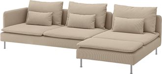 IKEA S&Ouml;DERHAMN 4er-Sofa mit R&eacute;camiere