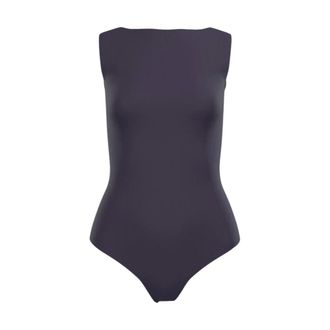 Wolford Body &agrave; fines bretelles - Femme - Tops - Bleu - Taille: 36 FR
