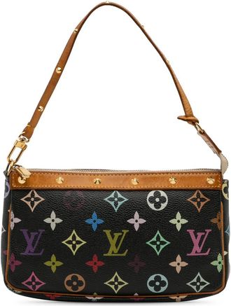 Louis Vuitton Hobo Bags - Monogram Multicolore Pochette Accessoires - Gr. unisize - in Schwarz - f&uuml;r Damen