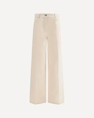 Forte_Forte FORTE_FORTE Wide leg Jeans in flocked denim Female I