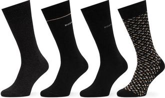 HUGO BOSS Lange Socken 50524322 Schwarz