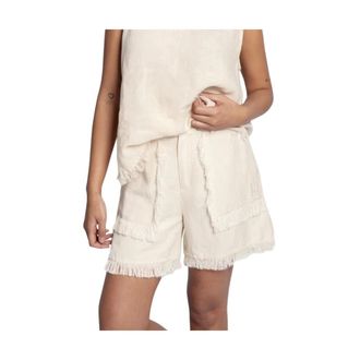 H&eacute;st H&eacute;st, Femme, Shorts, Beige, Taille: 42 FR Short d&Eacute;t&eacute; en Lin