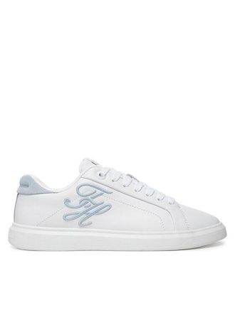 Tommy Hilfiger Sneakers Th Icon Court Script FW0FW09363 Wei&szlig;