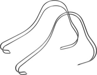 Garneck HOOTNEE 2 St&uuml;ck Edelstahl Schuh Display St&auml;nder Hochwertige Sandalenhalter Schuhform Inserts f&uuml;r High Heels Schuhorganizer Schuhpr&auml;sentation Laden und