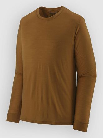 Patagonia Cap Cool Merino Longsleeve Lycra marron