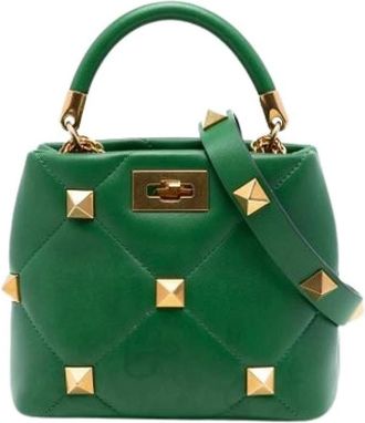 Valentino Pre-owned Sac bandouli&egrave;re clout&eacute; matelass&eacute; - Femme - Pre-owned - Vert - Taille: ONE Size