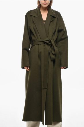 SA SU PHI Cashmere Blend CAROLINE Coat with Belt size 42