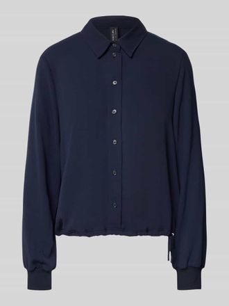 Marc Cain Regular Fit Bluse mit Schn&uuml;rung