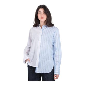 Frame Denim Femme, Blouses et Chemises, Bleu, Taille: 38 FR Chemise Frame