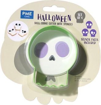 PME Halloween Keksausstecher & Schablonen - Schädel