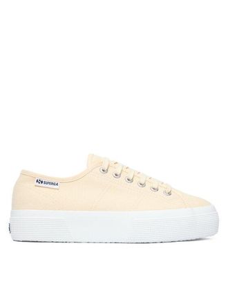 Superga Sneakers aus Stoff Platform Leggera S2142ZW Beige