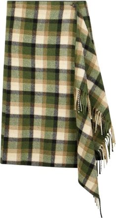 Iceberg Jupe &agrave; motif &agrave; carreaux - Femme - Jupes - Vert - Taille: 38 FR