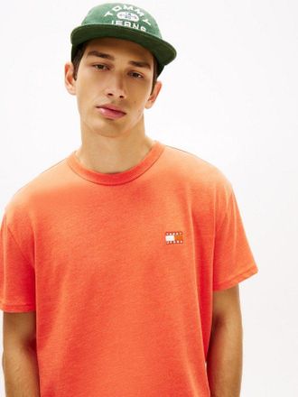 Tommy Jeans T-Shirt TJM REG BADGE Rundhals, Jersey, meliert, regular fit