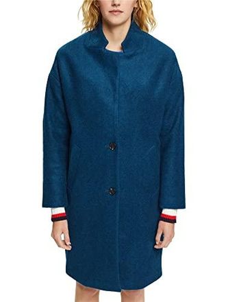 Esprit 082ee1g335 Veste, 450/bleu pétrole, L Femme