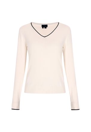 Dreimaster Dreimaster Pullover Frauen Creme