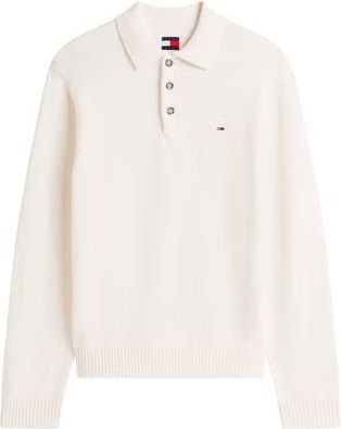 Tommy Hilfiger Pull col polo boutonn&eacute; en coton