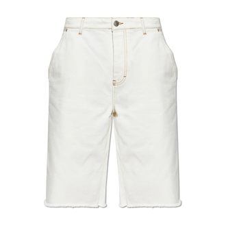 Ami Denim-Shorts im Vintage-Look - - Shorts - Herren - Wei&szlig; - W29