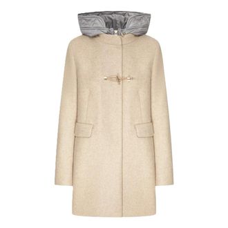 Fay Manteau &agrave; bascule en nylon et double boutonnage - Femme - Manteaux - Beige - Taille: 36 FR