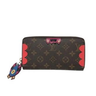 Louis Vuitton Portefeuille Vintage en Toile Pre-owned - Femme - Pre-owned - Brun - Taille: ONE Size