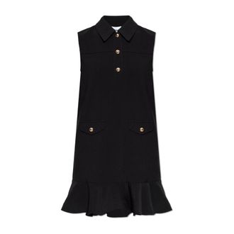 Ganni Twill Suiting Mini Dress - - Dresses - Damen - Schwarzk - XL