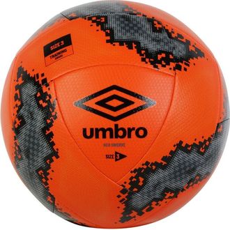 Umbro Neo Swerve Ni Fu&szlig;ball (3) (Orange/Schwarz/Kohlen-Schwarz)