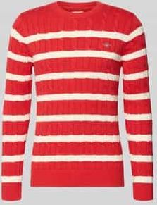 GANT Slim Fit Pullover in Strick-Optik