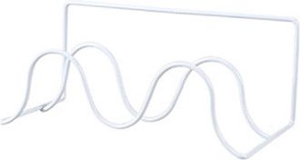 Valiclud Wandschuhregal Zur Einfachen Montage Mit Selbstklebenden Haken Kein Bohren Nötig Aus Robustem Eisen Doppellagig Für Viel Stauraum Weiß