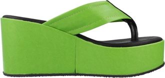 Yellow Femme, Chaussures, Vert, Taille: 38 EU Sandale Compensée Plateforme