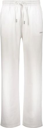 Off-white Hose mit Logo-Print - Weiß