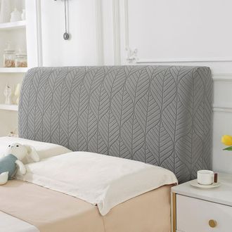 Generic Elastischer Fischgr&auml;t Jacquard Kopfteilbezug Haustierfreundlicher Einfach Anzubringender Schutzbezug, Kratzfester Waschbarer Staubschutz f&uuml;r Schlafzim