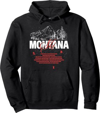 Trendy Apparel Ski Montana Lone Peak Madison Range Bridger Pullover Hoodie