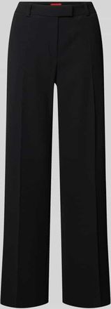 HUGO BOSS Straight Fit Hose mit Bundfalten