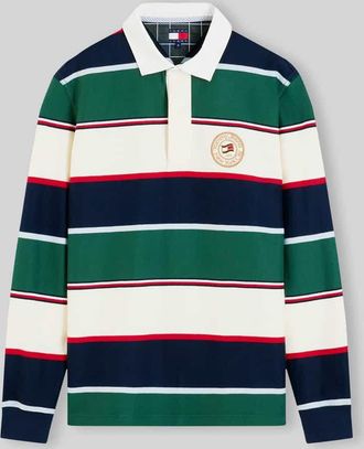 Tommy Jeans Poloshirt mit Logo-Patch aus reiner Baumwolle