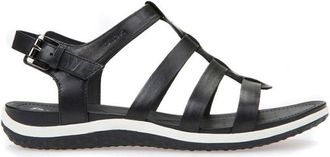 Geox M&auml;dchen Vega Sandalen, Schwarz, 35 EU