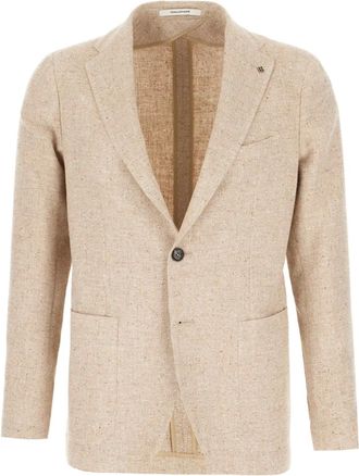 Tagliatore Homme, Vestes, Beige, Taille: L Veste Montecarlo