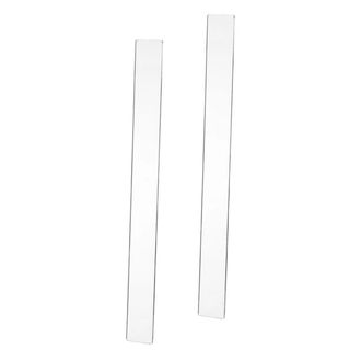 Holibanna 2st&uuml;cke Teiggl&auml;tterst&auml;bchen Aus Acryl Wiederverwendbar F&uuml;r Teigdicke-messung Teigroller-f&uuml;hrungsst&auml;be Nudelholz-lineals Praktisch F&uuml;r Teigwerkzeug Und