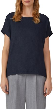 s.Oliver Strukturiertes T-Shirt im Relaxed Fit