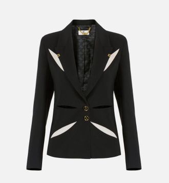 Elisabetta Franchi Veste d&eacute;coup&eacute;e bicolore