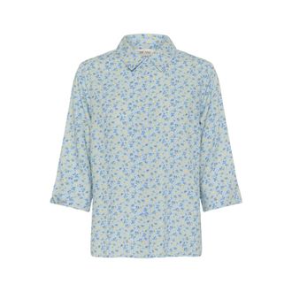 Cream CRTiah Shirt - Femme - Blouses et Chemises - Bleu - Taille: 40 FR