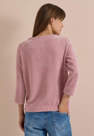 Cecil 3/4-Arm-Shirt in Cord-Optik