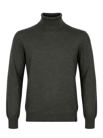 Fay Rollkragenpullover - Gr&uuml;n