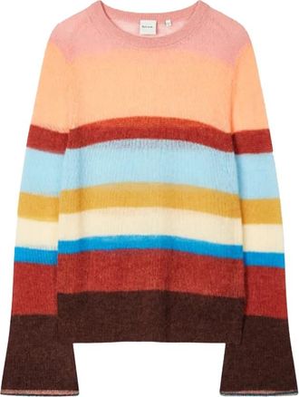 Paul Smith Maglia Riga Classica Zoom in Alpaca Mix - - Knitwear - Damen - Mehrfarbig - L