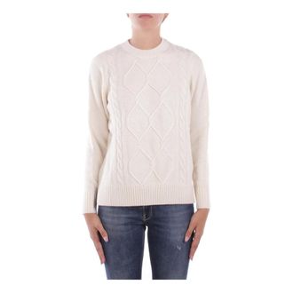 Barbour Femme, Pulls, Beige, Taille: 38 FR Pull Beige avec Logo au Dos