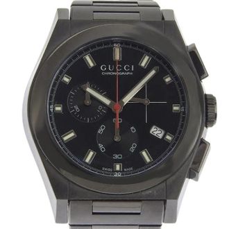 Gucci Pre-owned Pantheon Edelstahl Uhr - - Pre-owned - Herren - Schwarzk - ONE SIZE