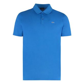 Paul & Shark Cotton Piquet Polo - - Tops - Herren - Blau - S